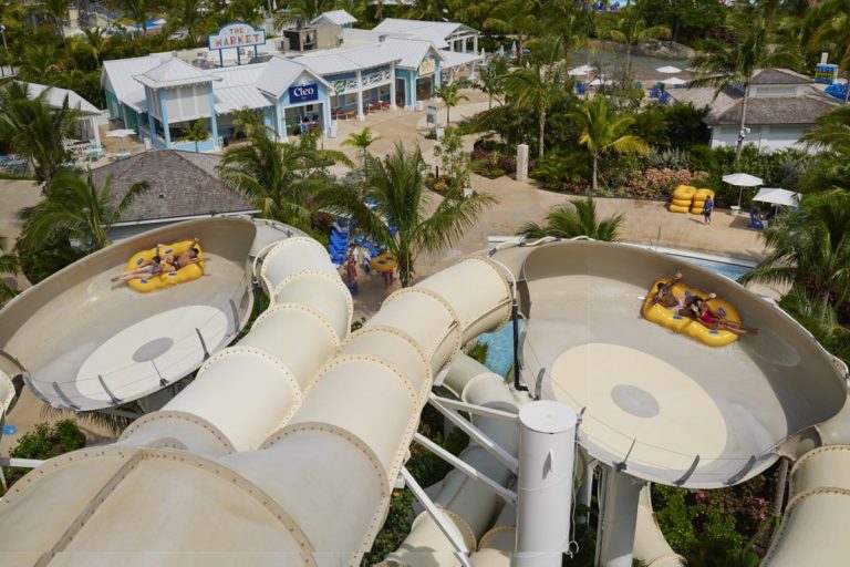 Bahamas Water Park - Best Water Coaster - Dueling Riptide | Baha Bay